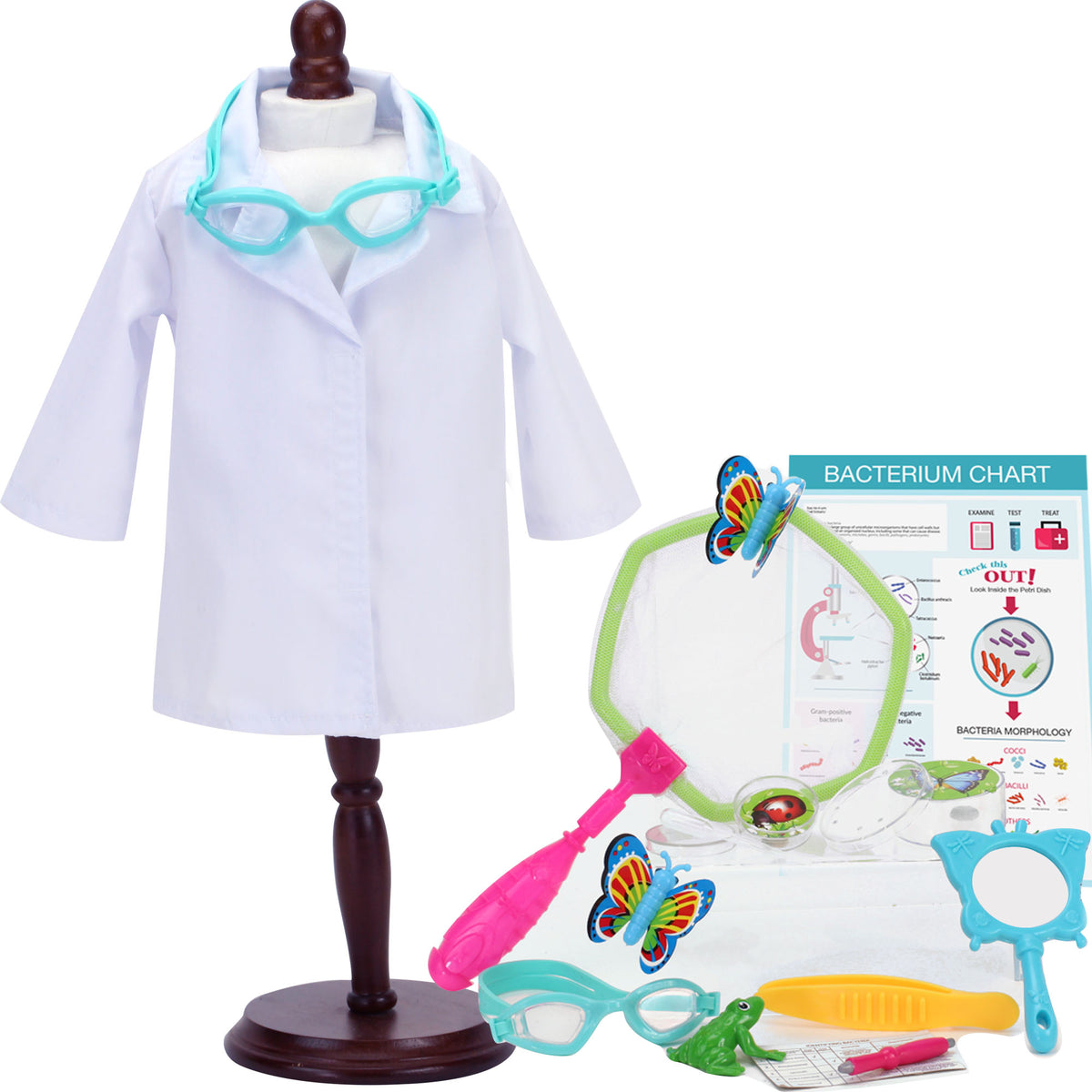 Sophia's by Teamson Kids 18" Baby Doll Biologist Outfit and Science La ...